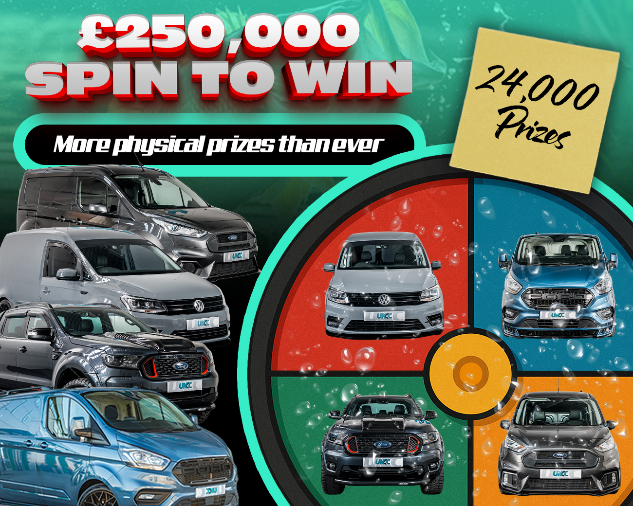 UKCC - Win Vehicles, Carp Gear, Tech & Cash